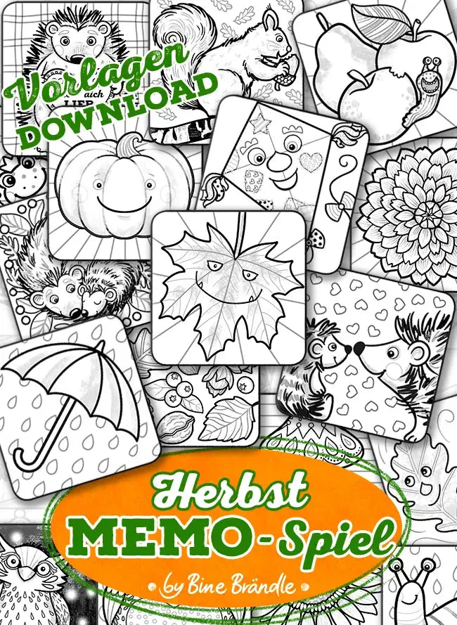 Memo-Spiel Herbst – Bines Shop