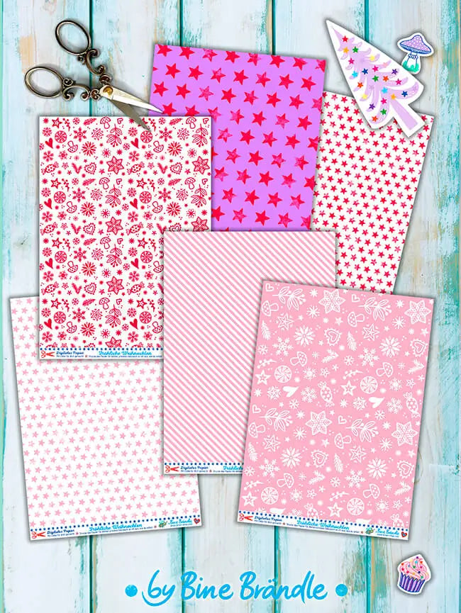 The Big Christmas Download - Digital Paper Set – Bines Shop