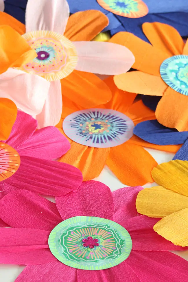 Florist crepe paper flowers - Simple DIY instructions and ideas – Bines ...